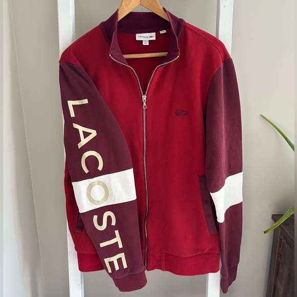 Lacoste | Jackets & Coats | Lacoste Colorblock Full Zip Logo Jacket ...